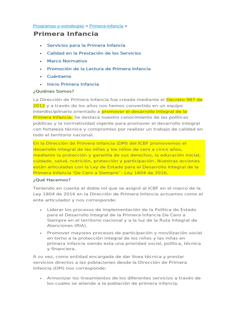 Programas Del Icbf | PDF | Juventud | Adolescencia