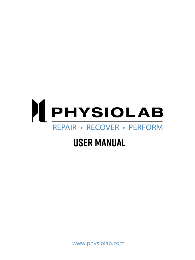 Physiolab s1 User Manual | PDF | Disinfectant | Medical Specialties