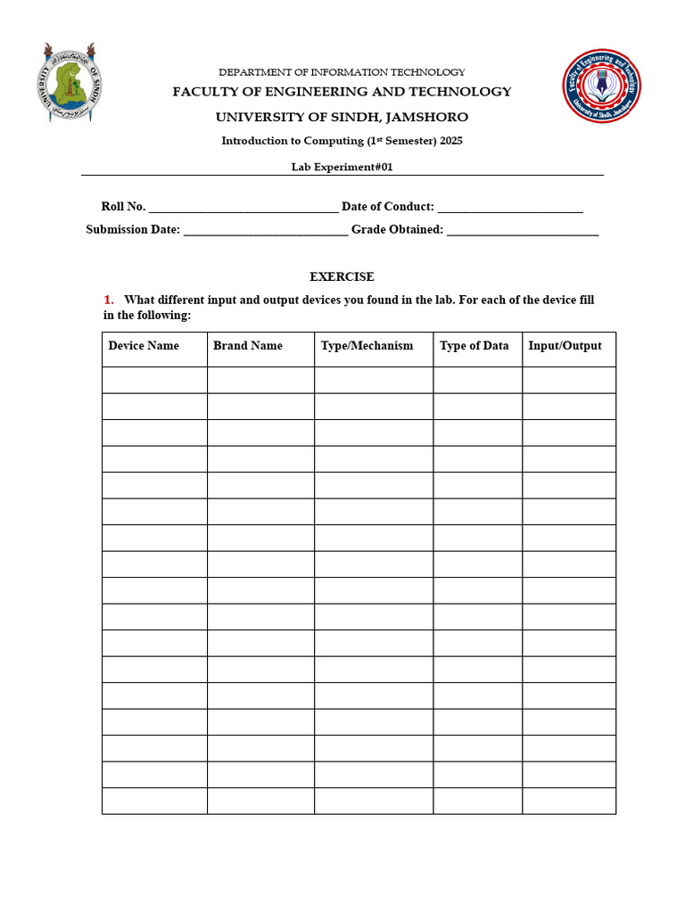 Practical 01 AICT | PDF