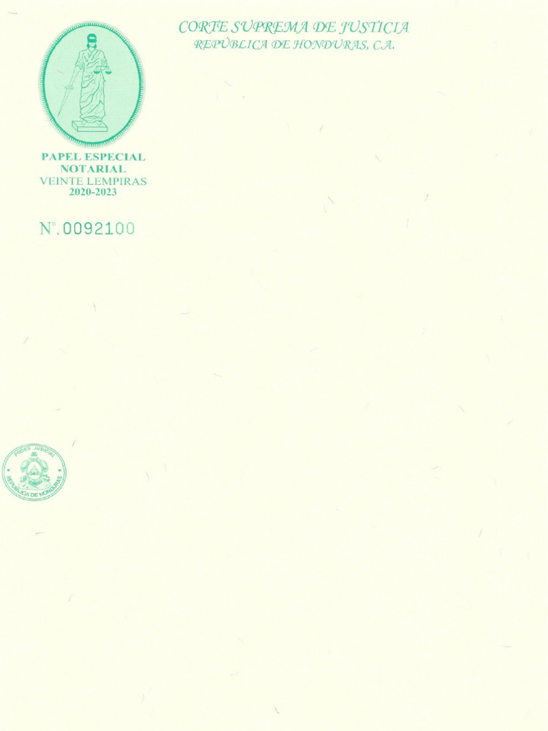 Papel Notarial Verde | PDF