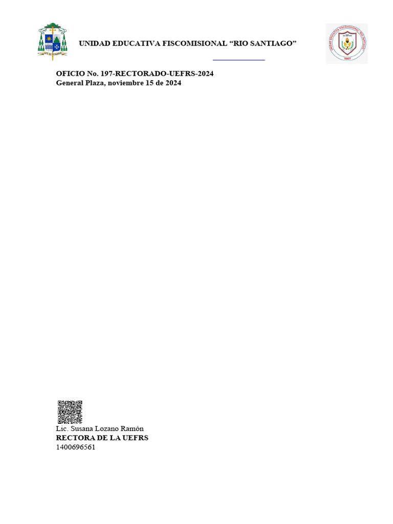 OFICIO No. 197-RECTORADO-UEFRS-2024-signed-signed | PDF