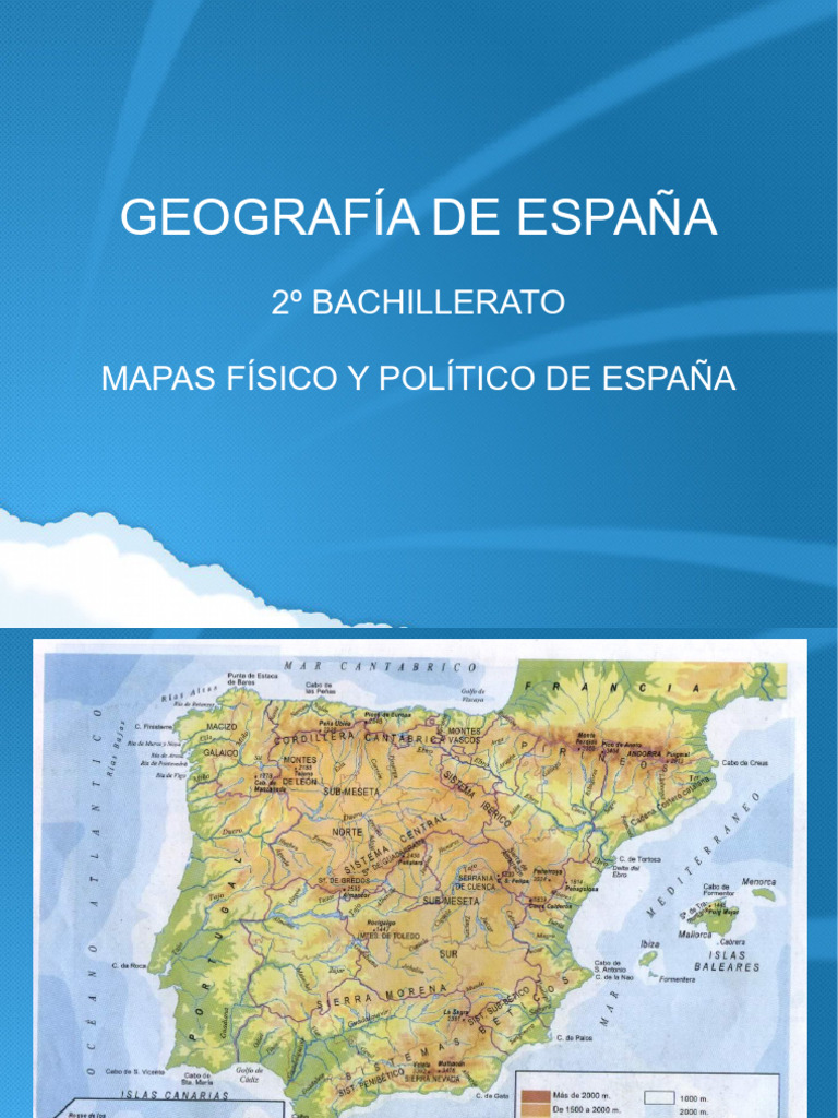 Presentación Mapas Físico y Político de España | PDF | España ...