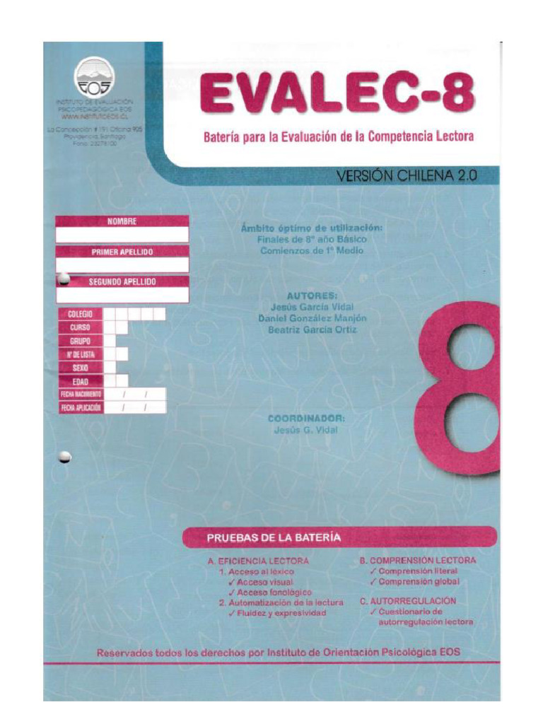 EVALEC 8 Completo 2 | PDF