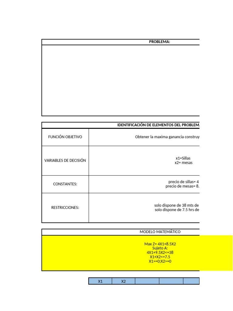 2.2 Simplex FORMATO Ejercicios en SOLVER | PDF | Matemáticas Aplicadas