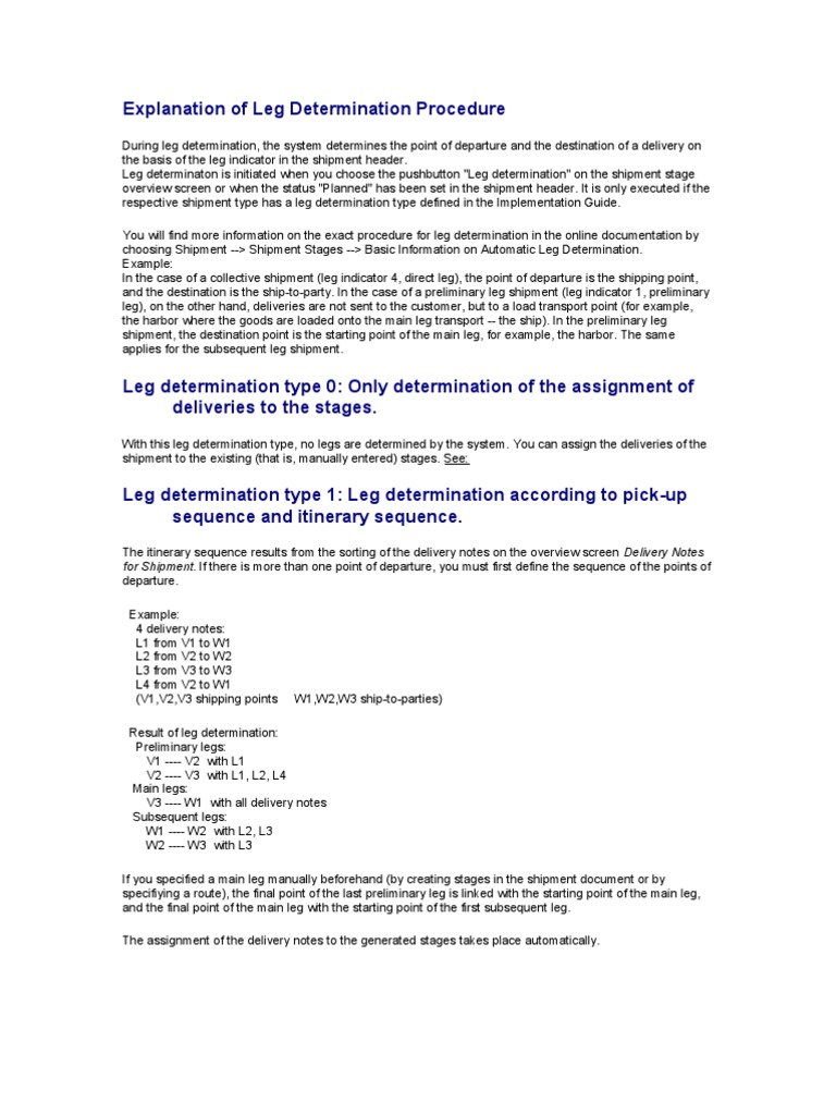 Explanation of Leg Determination Procedure | PDF | Areas Of Computer Science | Computing
