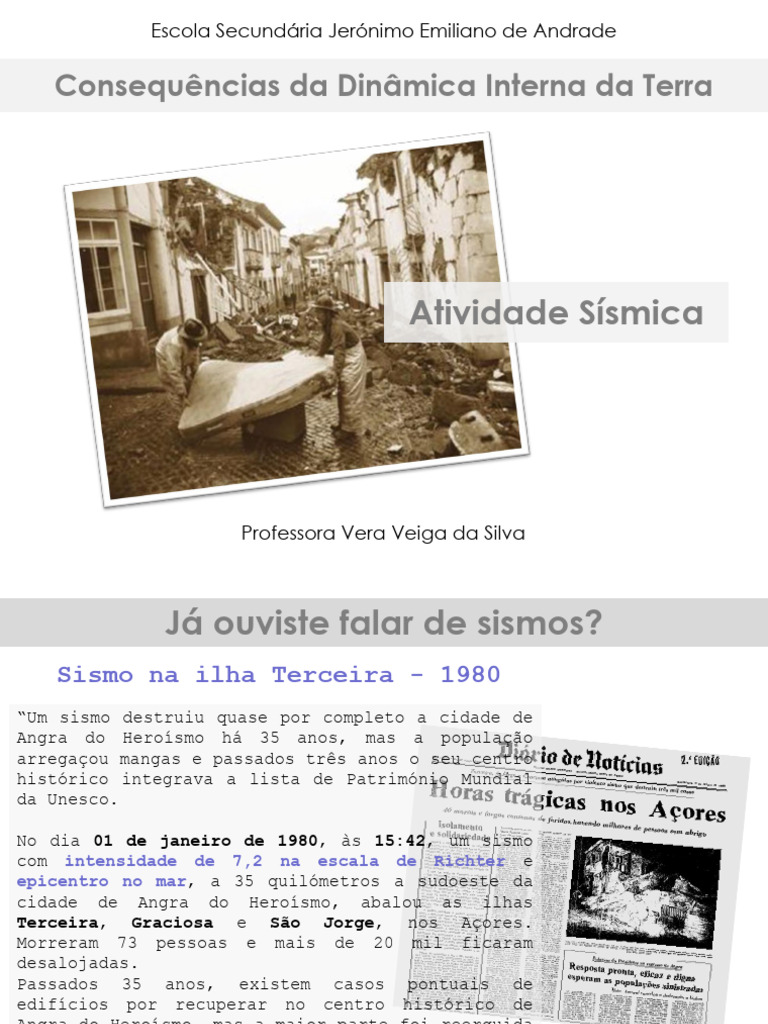 16 Atividade Sismica | PDF | Terremotos | Tsunami