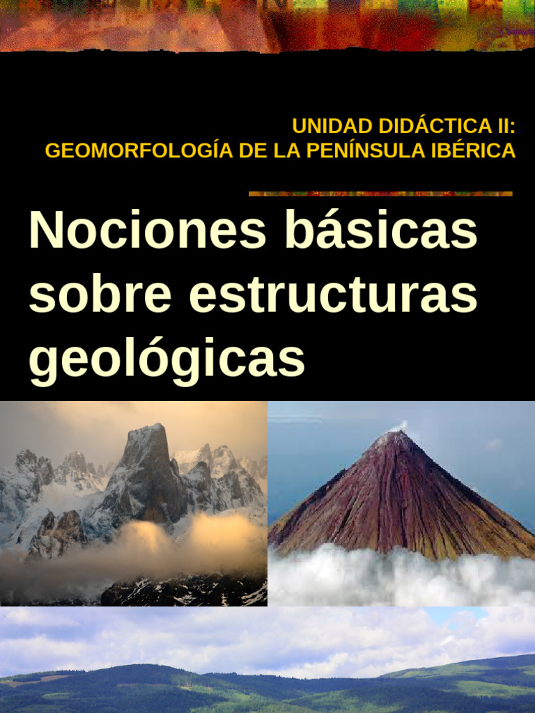 Nociones Básicas Sobre Estructuras Geológicas | PDF | Terreno | Montañas