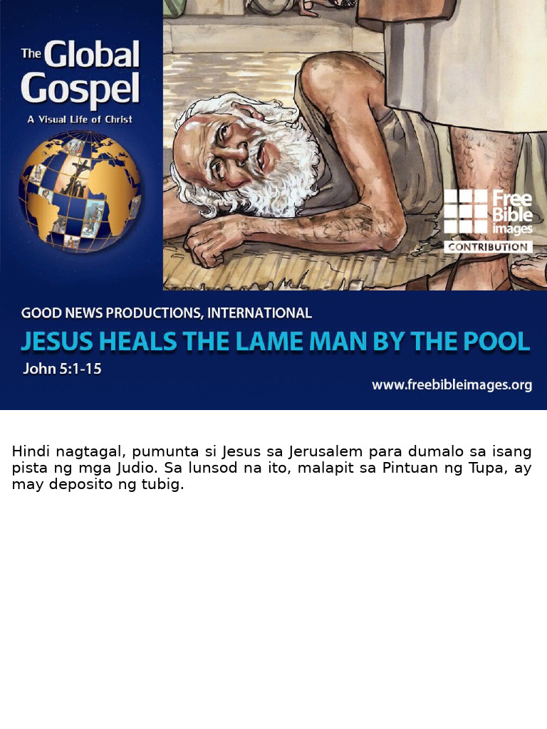Jesus Heals the Lame Man by the Pool | PDF