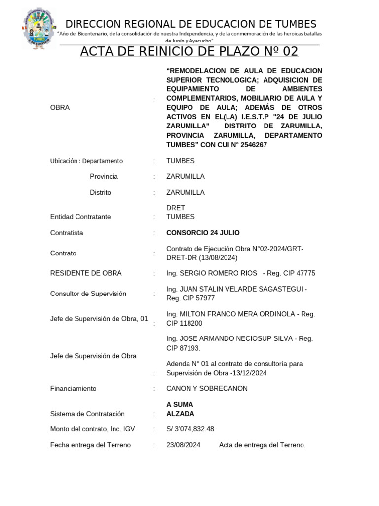 Acta de Acuerdo de Suspensión de Plazo 02 | PDF | Justicia | Crimen y violencia