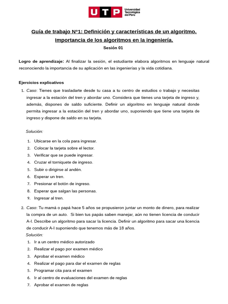 Tarea 1 de Algoritmo | PDF | Algoritmos