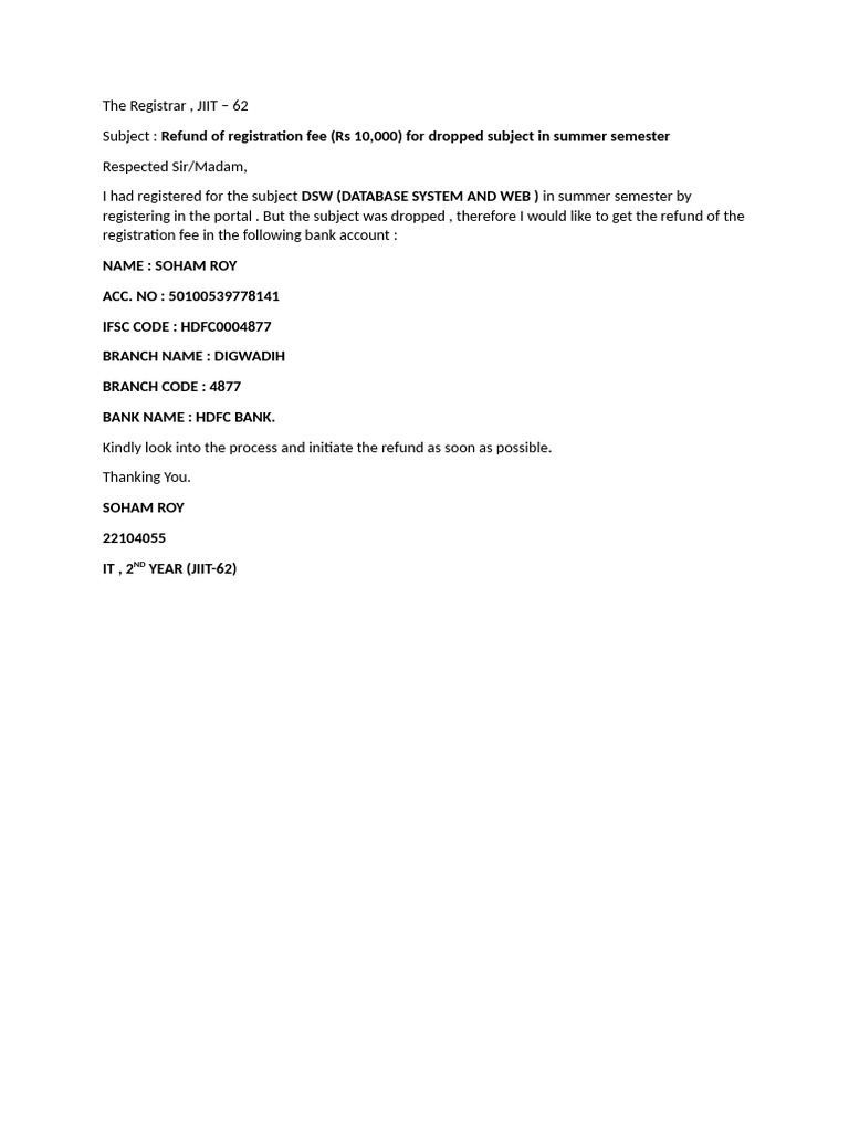 Soham Application | PDF