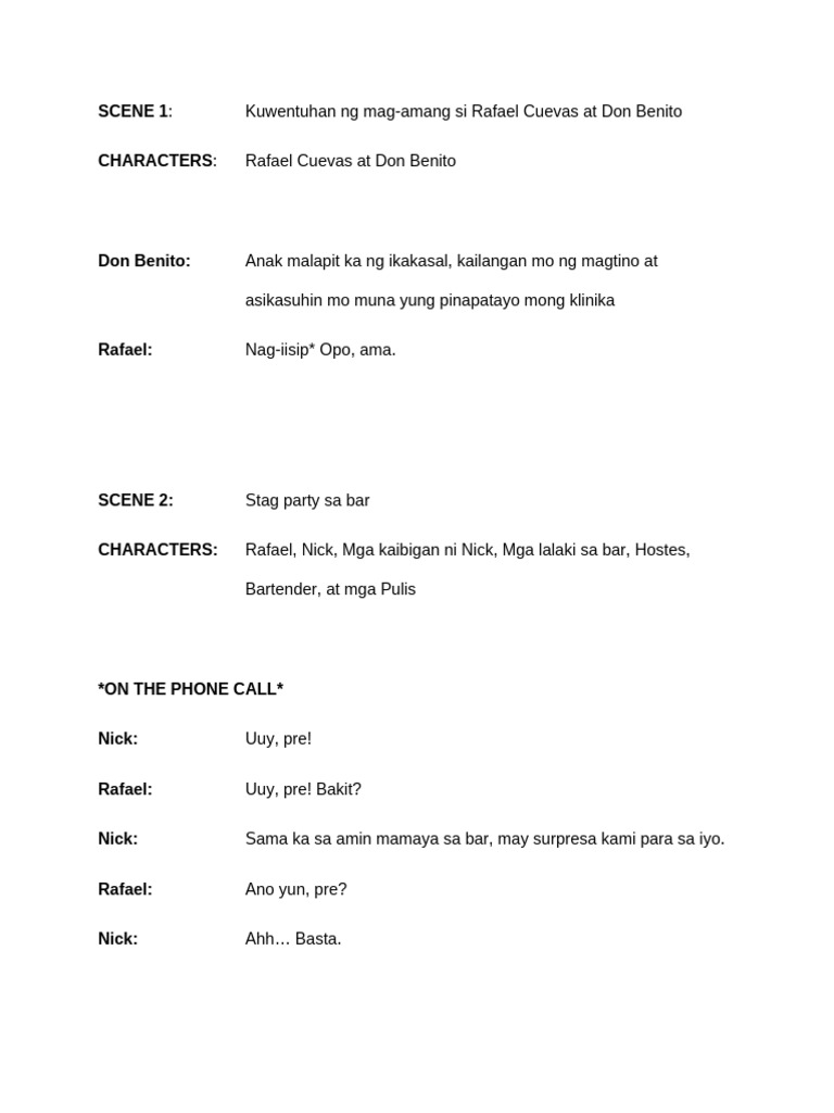 21st Script SEMI FINAL | PDF