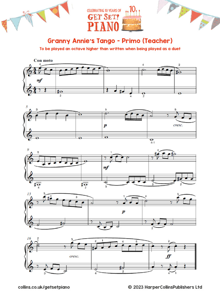 Granny Annie's Tango (Duet) | PDF
