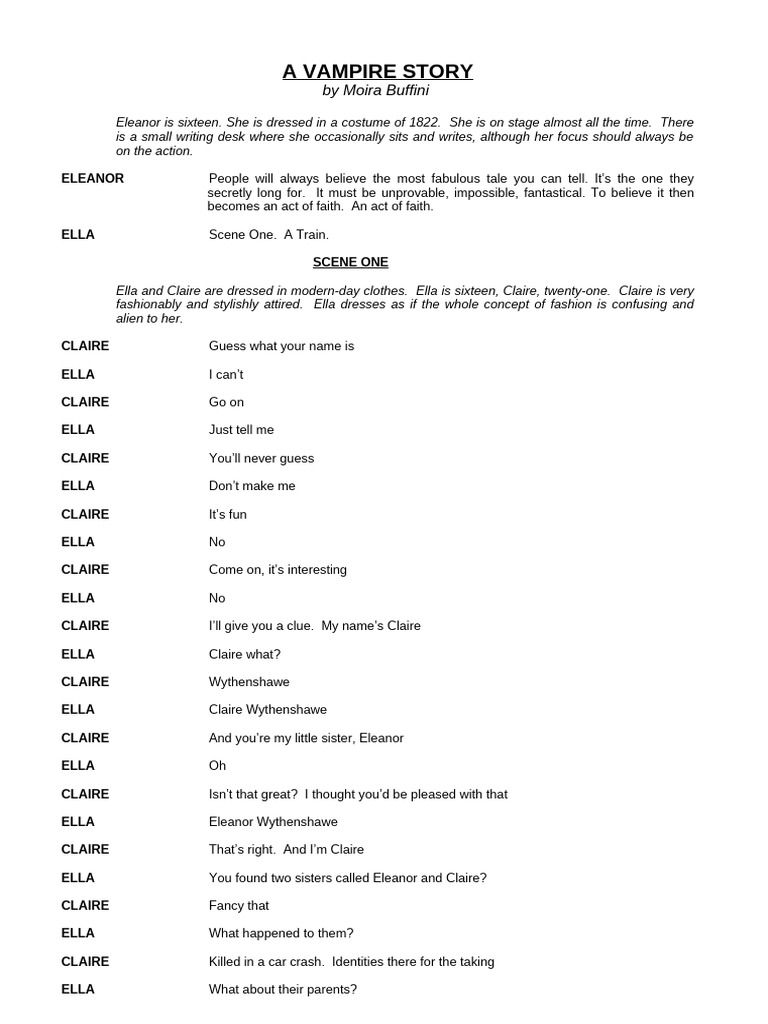 A Vampire Story - Edited | PDF