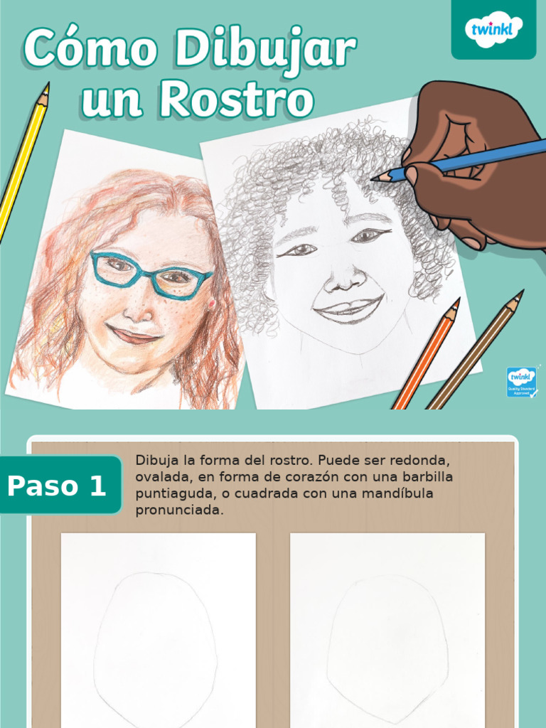 Cl a 1736988729 Powerpoint Como Dibujar Un Rostro Ver 2 | PDF