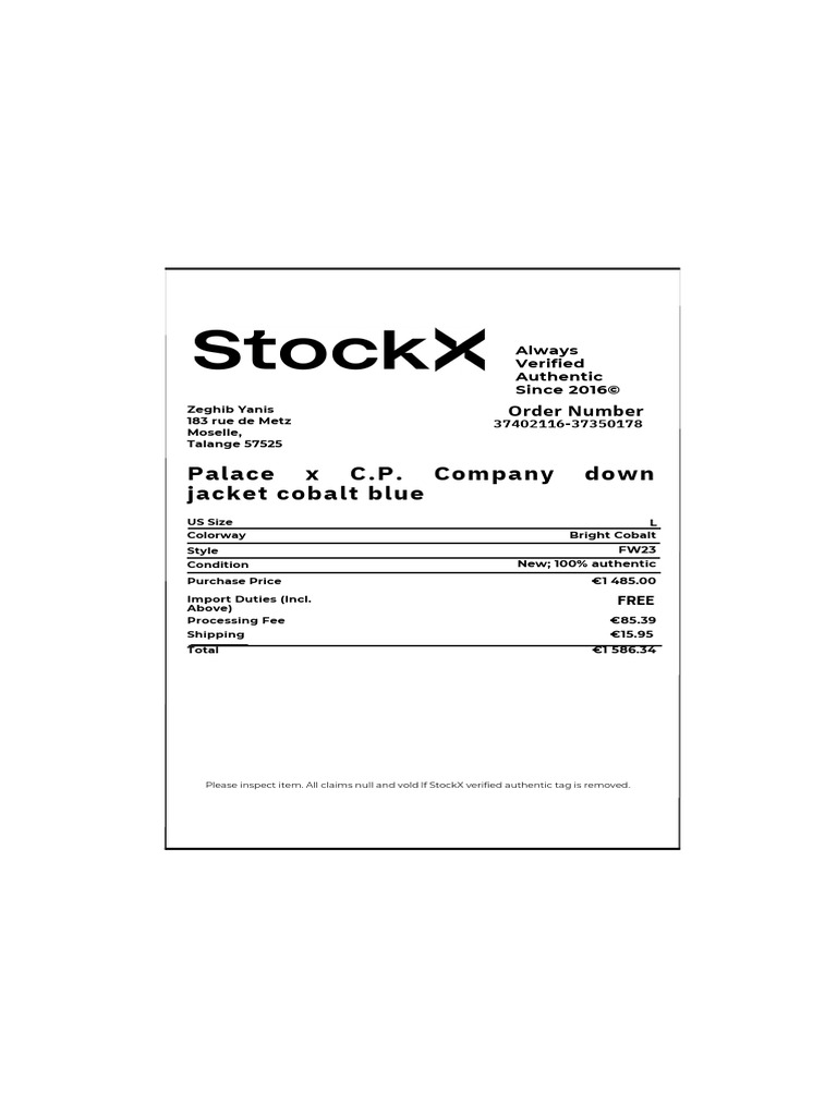 STOCKX | PDF
