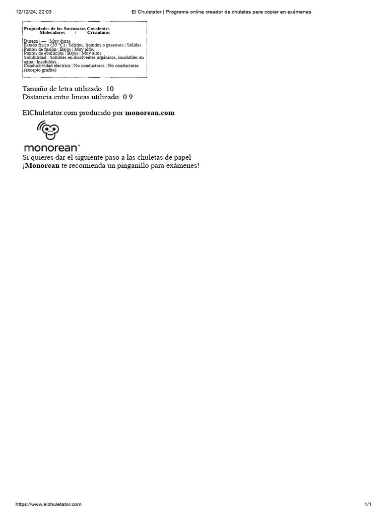 tabla fyq | PDF