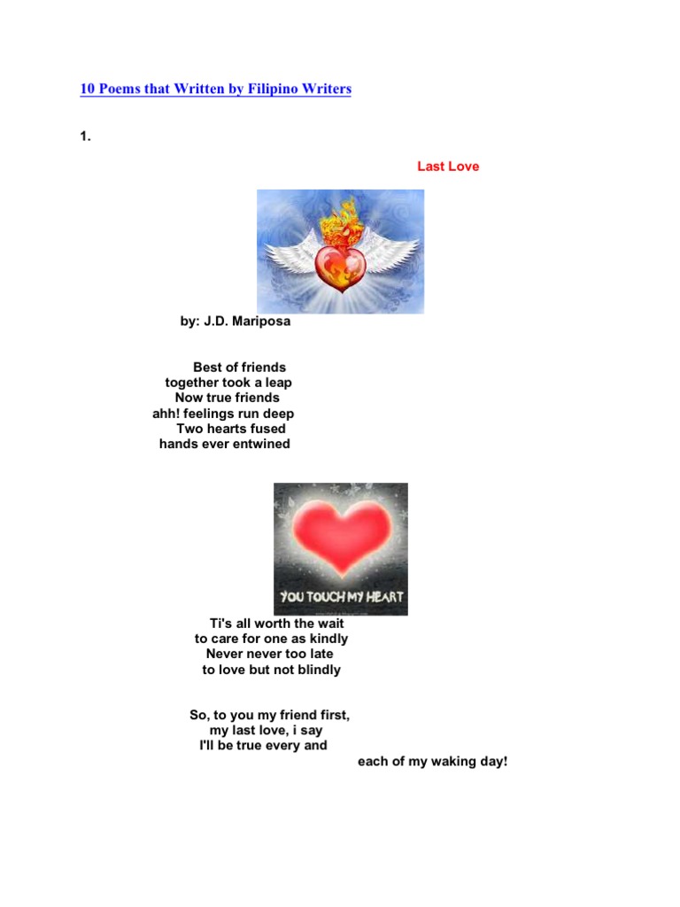10 Poems That Written by Filipino Writers | PDF | Art