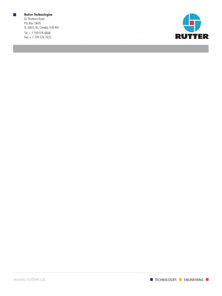 Rutter Letter VDR and IMO Resolution A861 20 Compliance | PDF ...