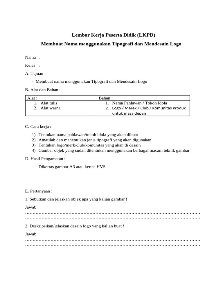 LKPD SBK Kls 7 smt2 | PDF