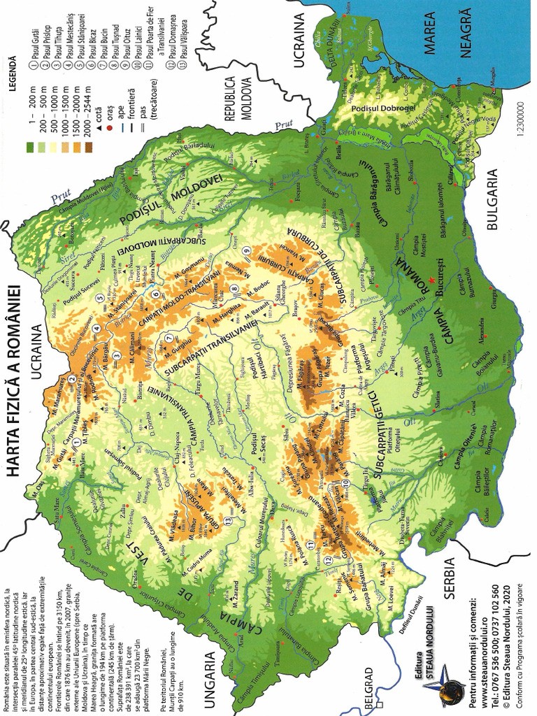 Harta României | PDF