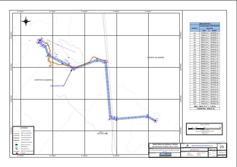 Plano #23 Área Efectiva-A2 | PDF