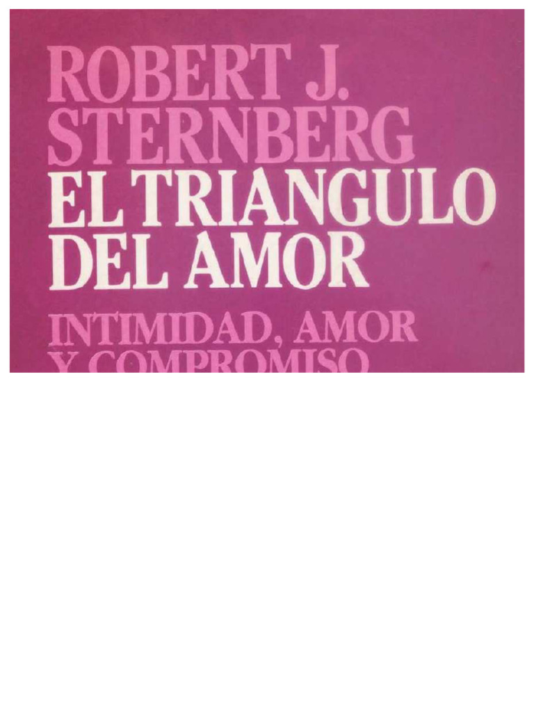 Sternberg Robert El Triangulo Del Amor | PDF