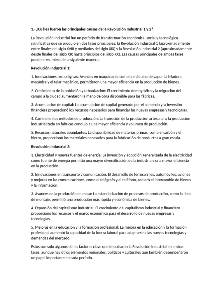 Tarea 6 | PDF | Lean Manufacturing | Revolución industrial