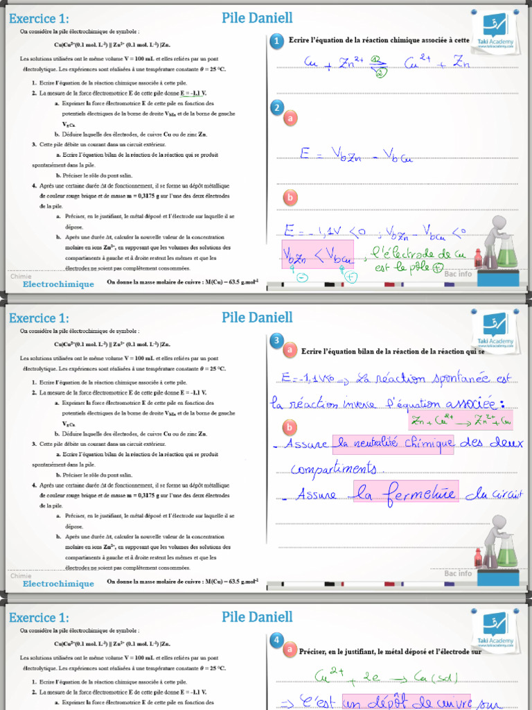 64e3481d7474f - Pile Daniell - Exercice 1 | PDF