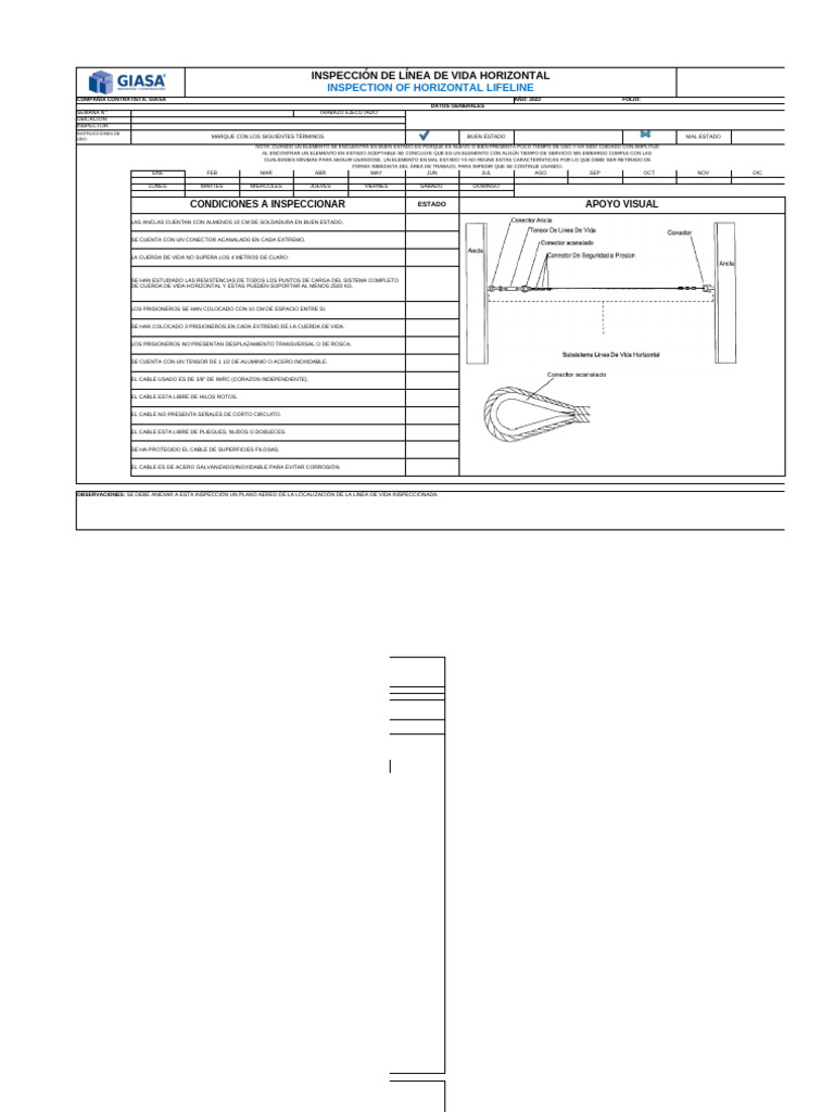 Check List | PDF | Rieles | Materiales