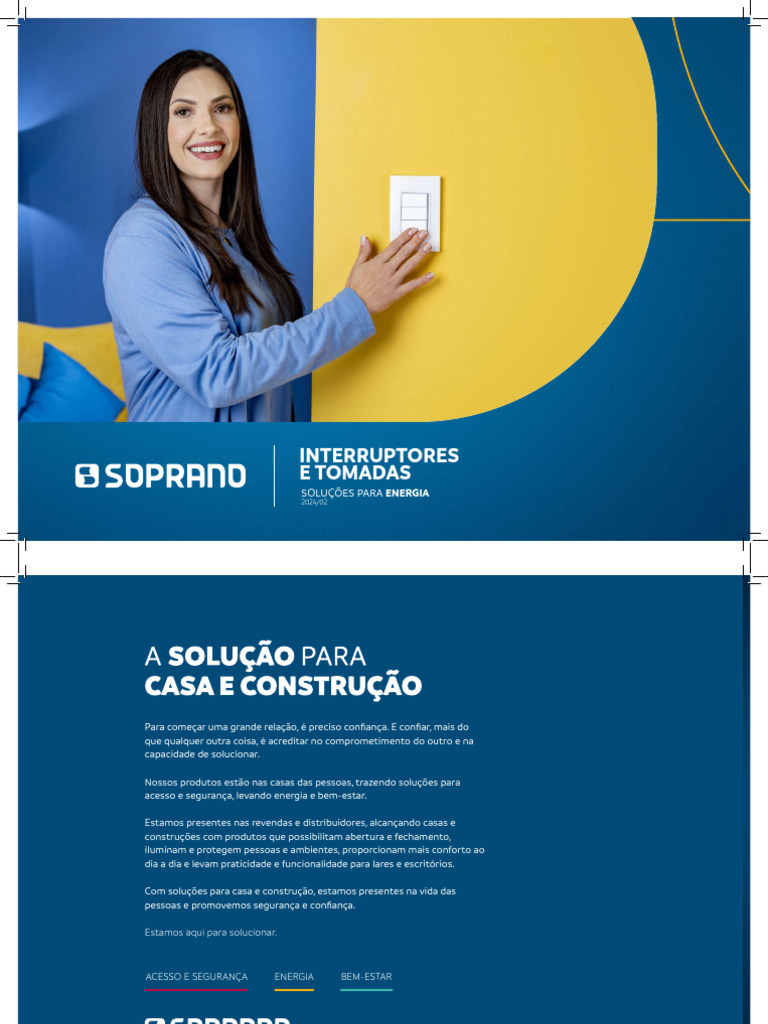 Catálogo de Interruptores e Tomadas | PDF | Diodo emissor de luz