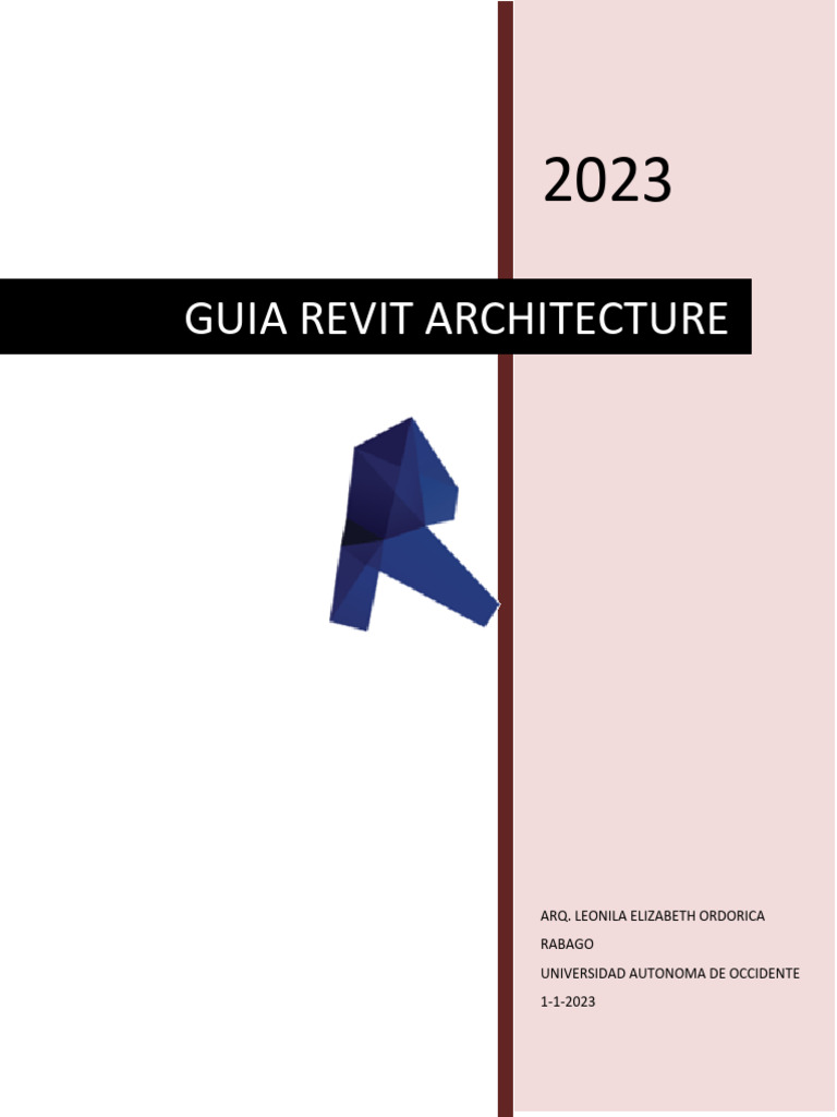 Manual de Revit Architecture 2023 | PDF | Autodesk Revit | Fundación ...