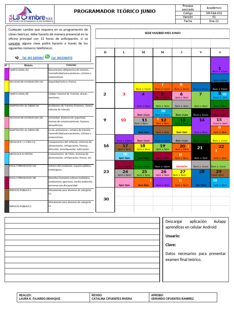 FAA-032 PROGRAMADOR CLASES TEORICAS JUNIO DE 2024 | PDF