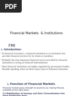 Financial Markets & Institutions Guide | PDF | Financial Markets ...