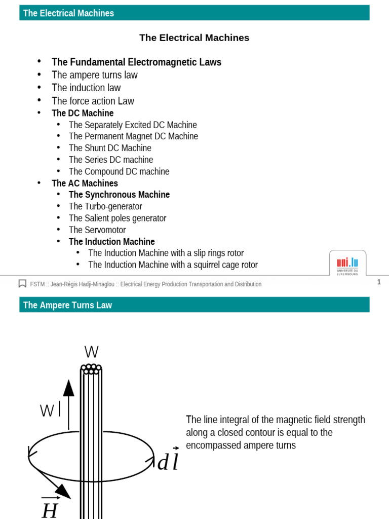 Electrical Machines Overview and Laws | PDF | Electromagnetic Induction ...