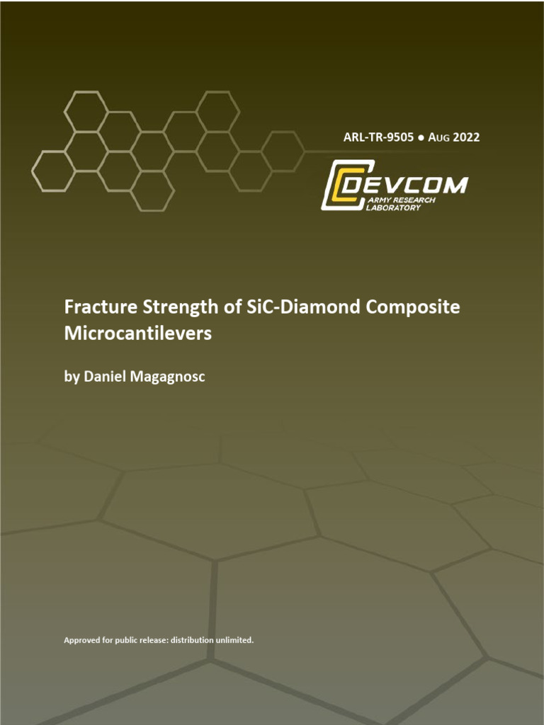 Fracture Strength of SiC-Diamond Composite | PDF | Fracture | Strength ...