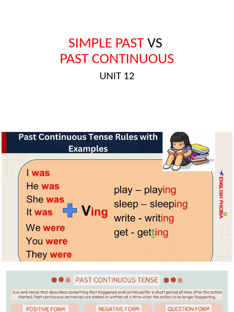 Simple Past vs Past Continuous Guide | PDF