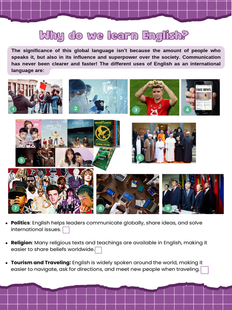 Why Do We Learn English? | PDF