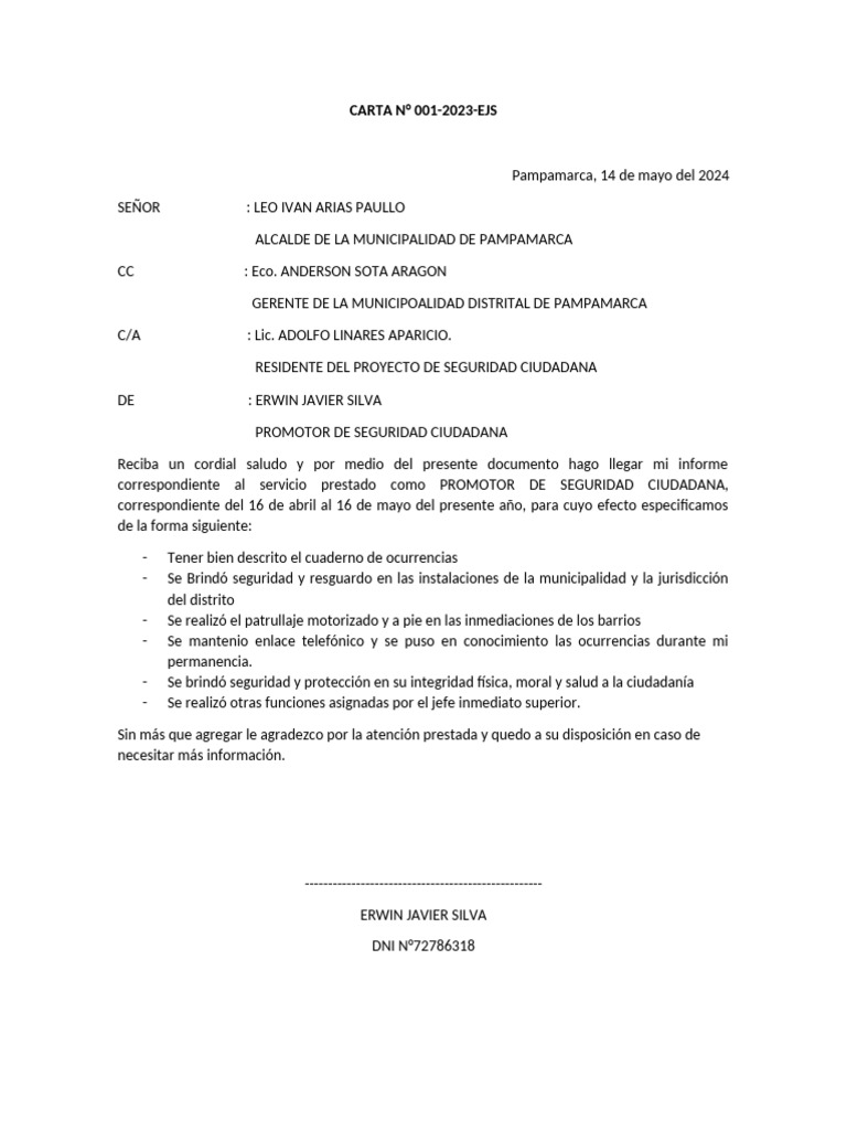 Informe de Seguridad Ciudadana 2023 | PDF