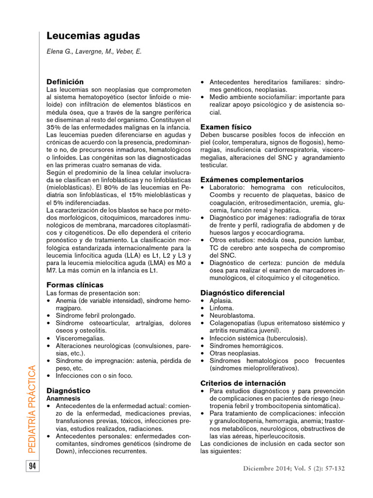 Leucemias Eli | PDF | Leucemia | Especialidades Medicas