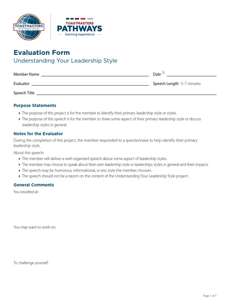 Understanding Your Leadership Styleevaluation Resource | PDF | Speech ...