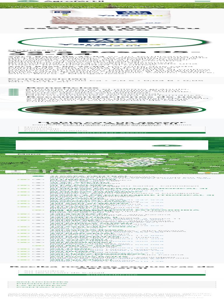 Yara Basa 05-32-04 Agrofértil S.A. - Agrofértil | PDF | Fertilizante ...