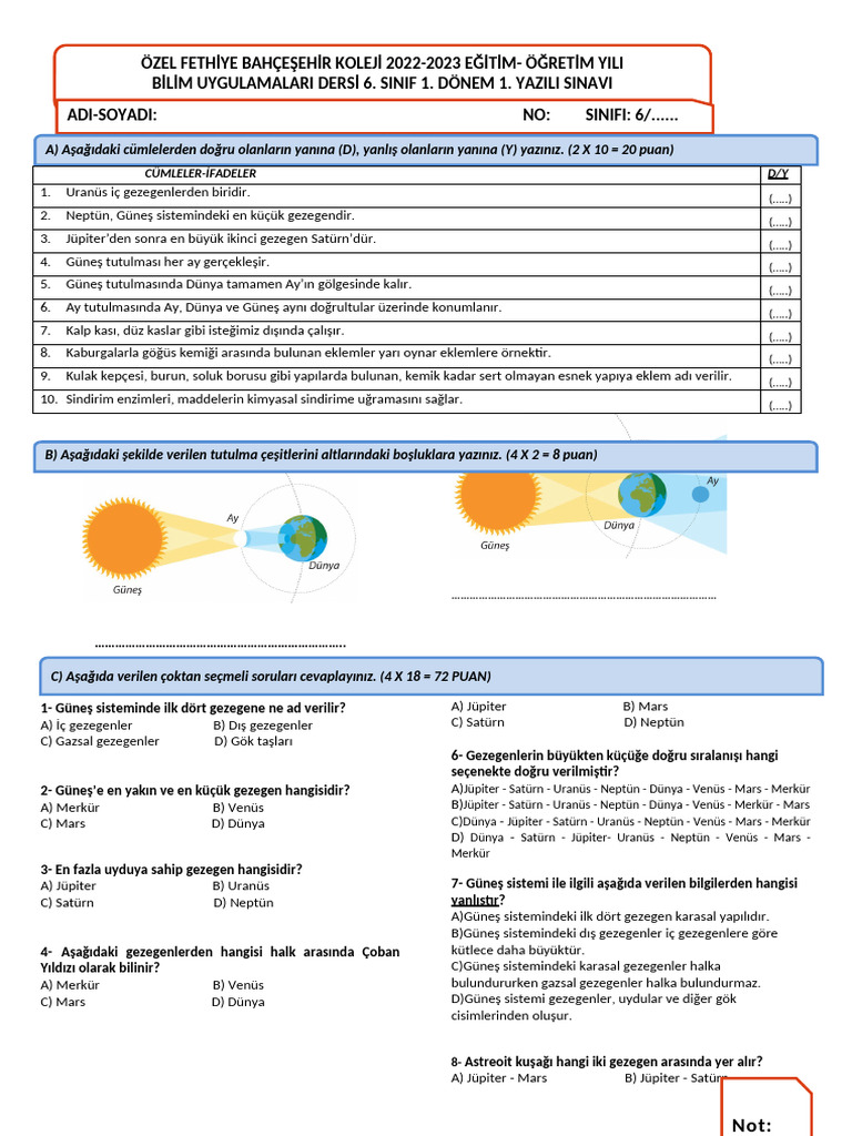 6_fen_1_donem_1_yazili_cozumlu | PDF