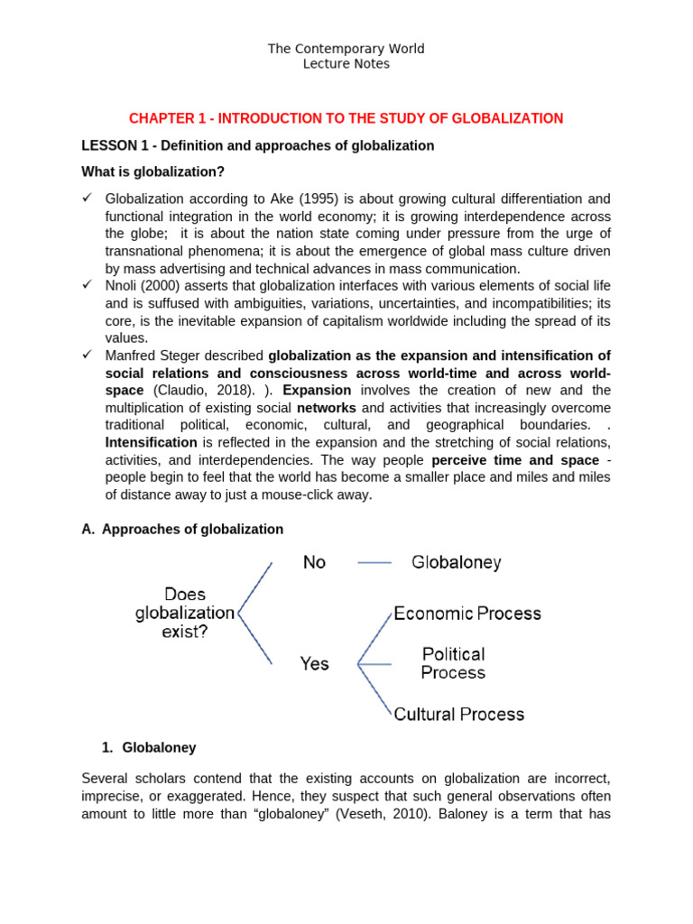 Midterm Exam Lecture Notes | PDF | Free Trade | Globalization