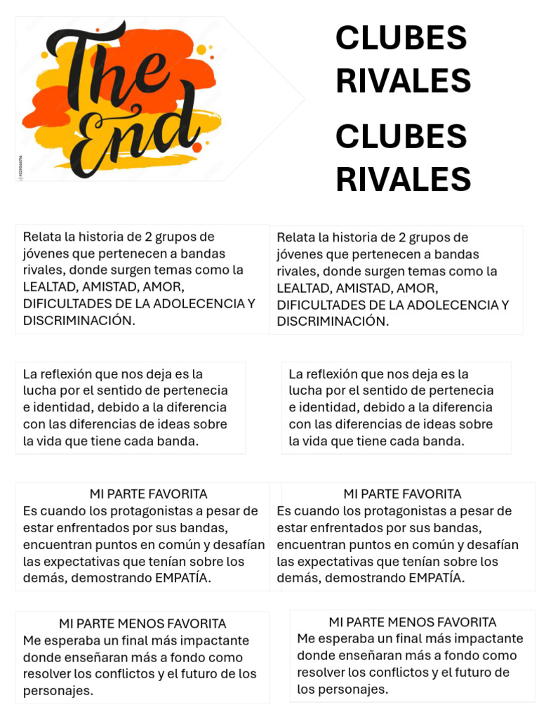 Clubes Rivales | PDF