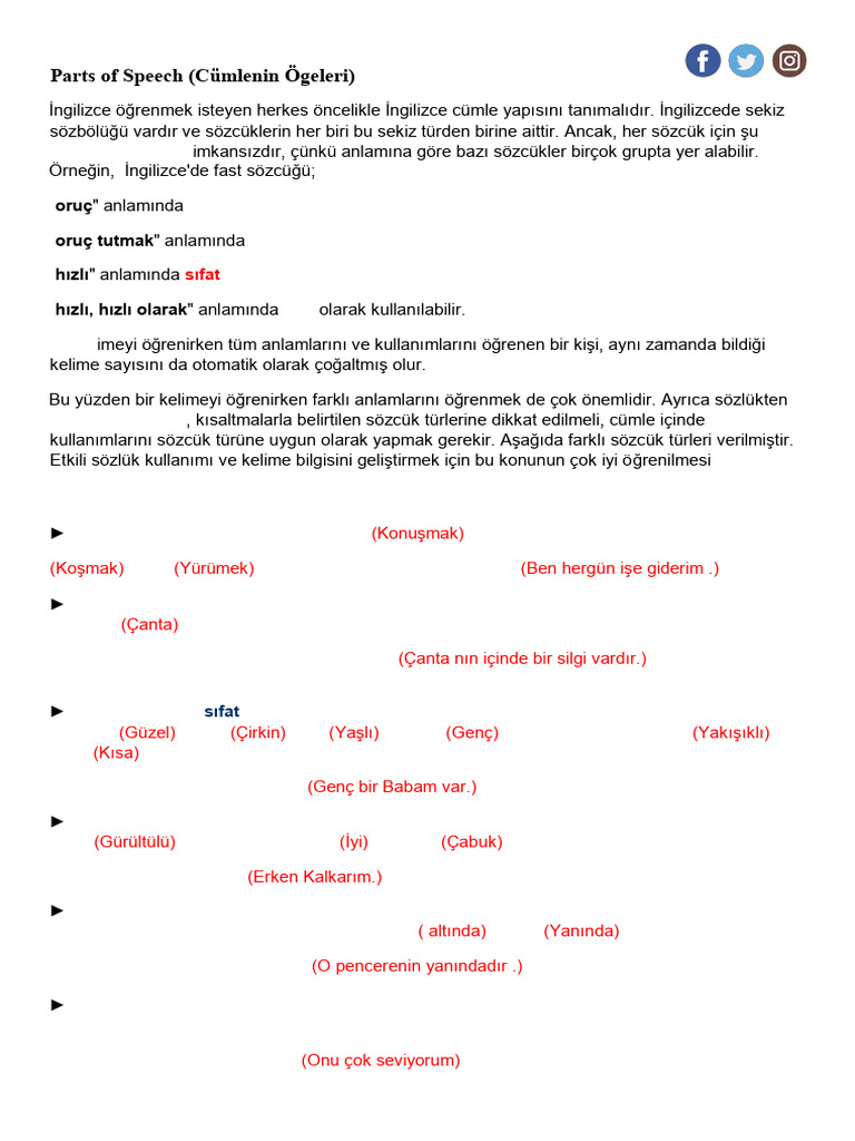 Elementary Grammar-2 | PDF