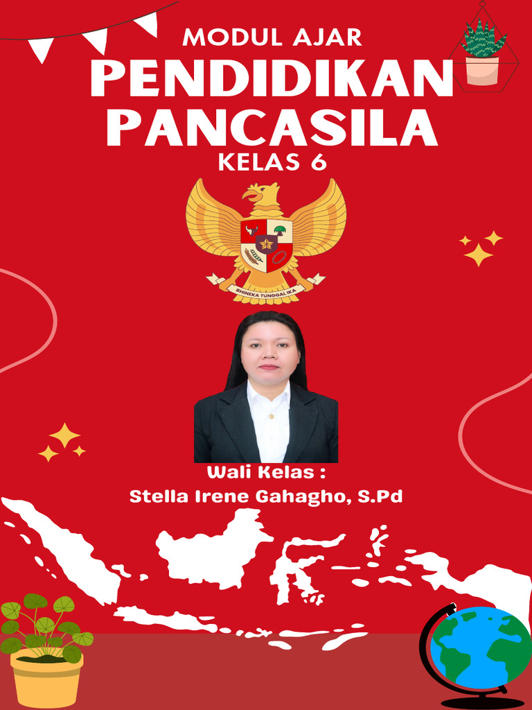Sampul Buku Modul Ajar Pendidikan Pancasila Merah Ilustratif - 20250304 ...