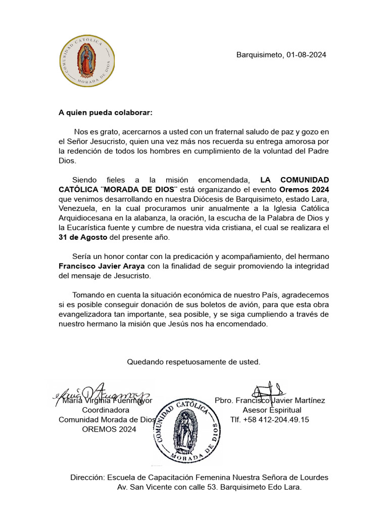 A Quien Pueda Colaborar | PDF