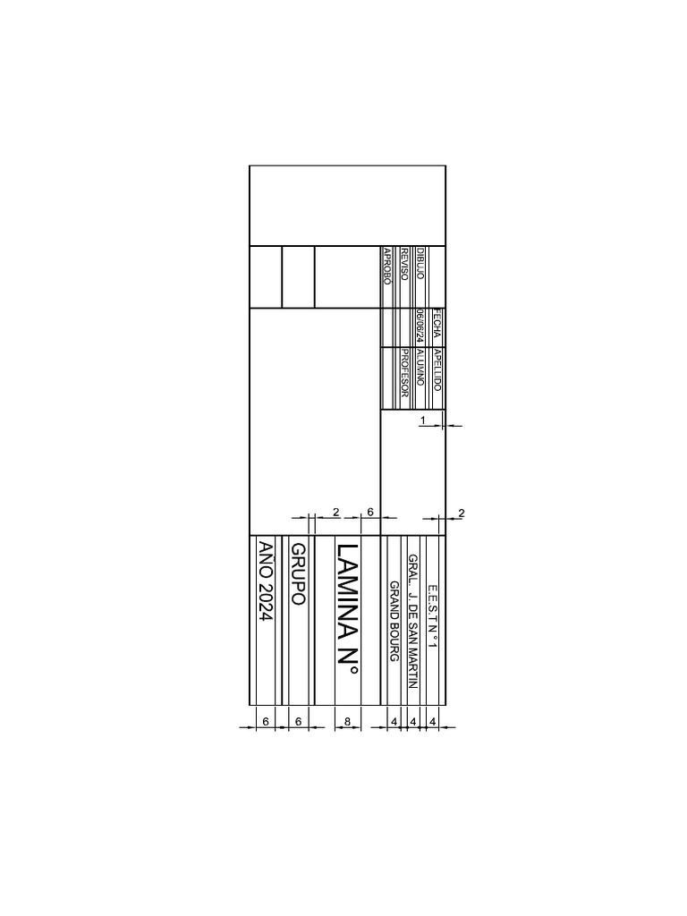 Rotulo Con Lineas Auxiliares (2H) | PDF