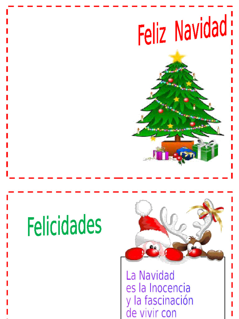Tarjetas Navideñas | PDF
